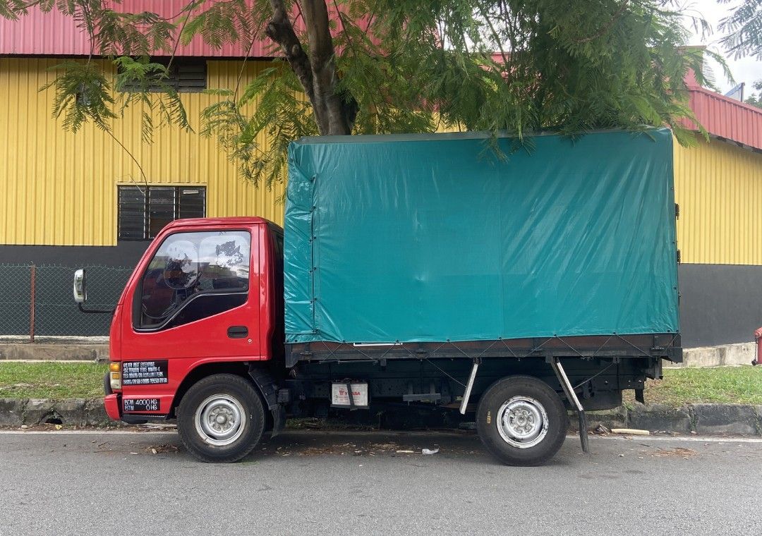 TRANSPORT MOVER LORRY 1TON 10FT HANTAR DISPOSE BARANG PINDAH RUMAH ...