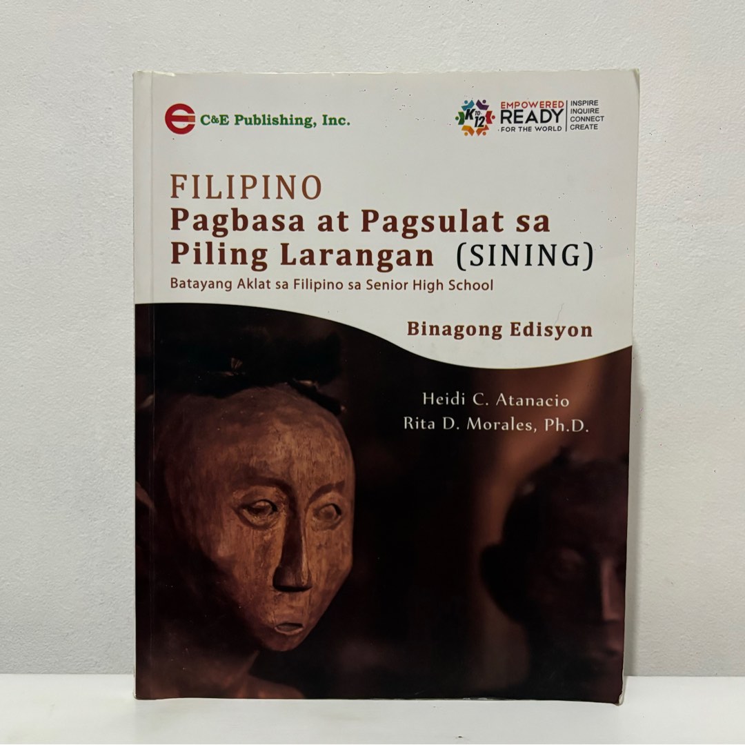 UST-SHS Grade 12 Book: Filipino Pagbasa at Pagsulat sa Piling Larangan ...