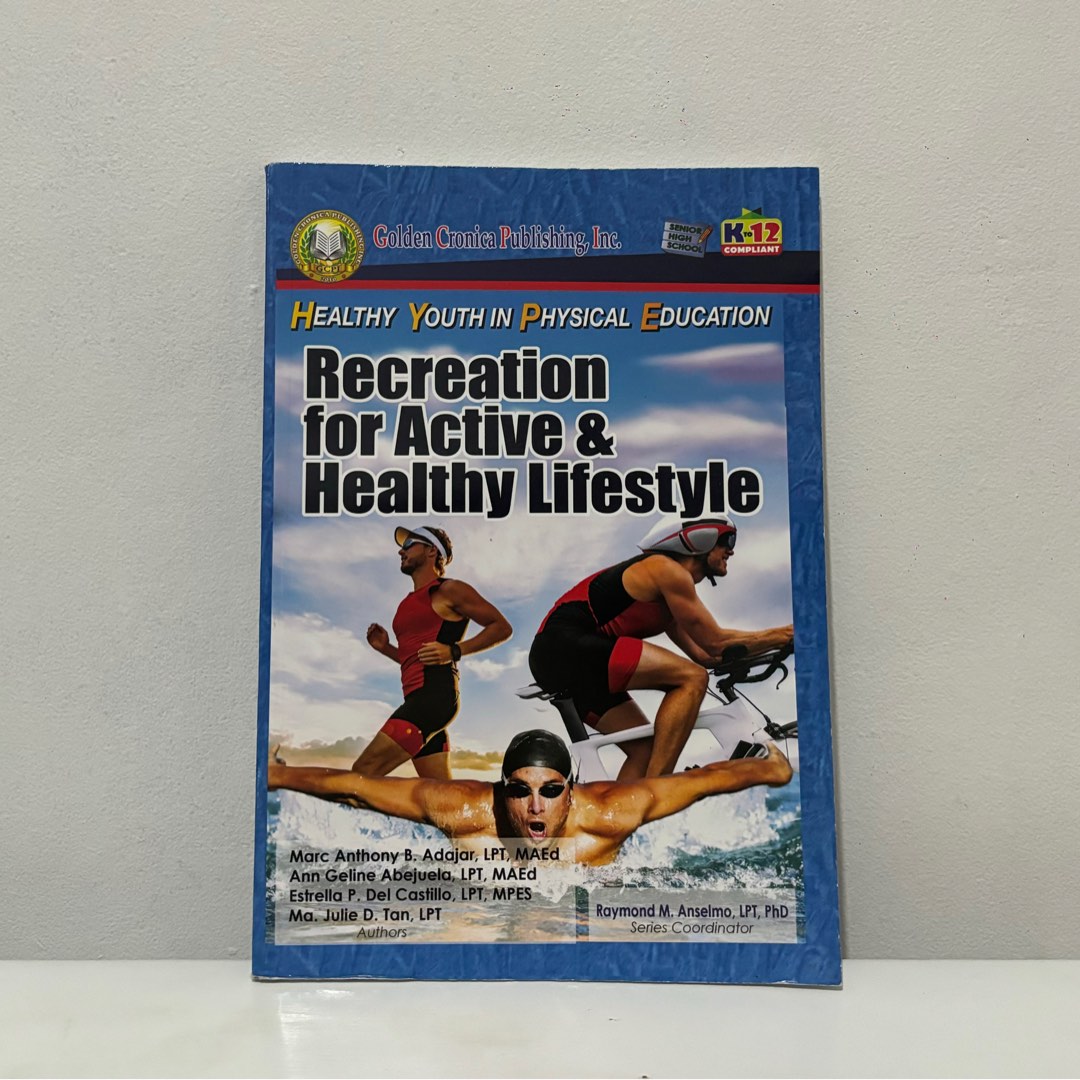 UST-SHS Grade 12 Book: HYPE Recreation for Active & Healthy Lifestyle ...