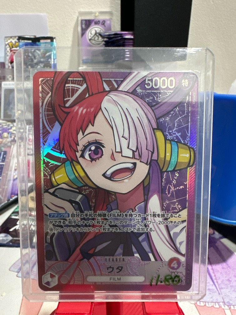 Uta One Piece Original TCG Leader OP06-001, Hobbies & Toys, Toys ...