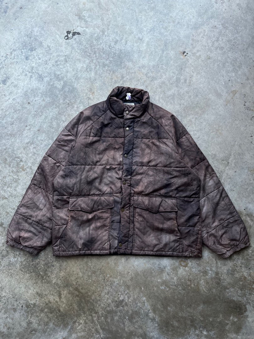 vintage saleem collection by asics puffer jacket rare, Men's Fashion ...