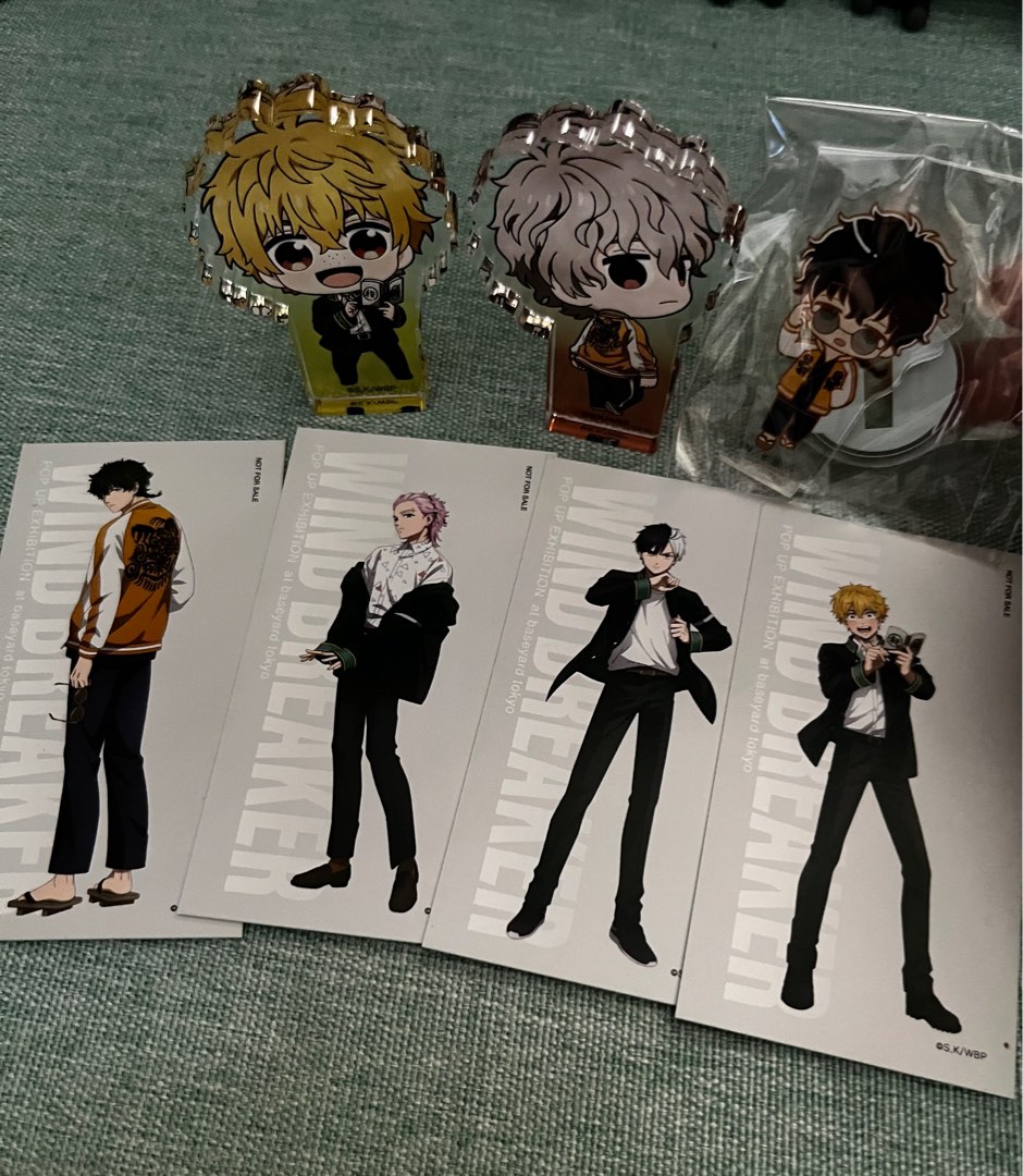 Wind breaker acrylic stand from baseyard pop up store, Hobbies & Toys ...