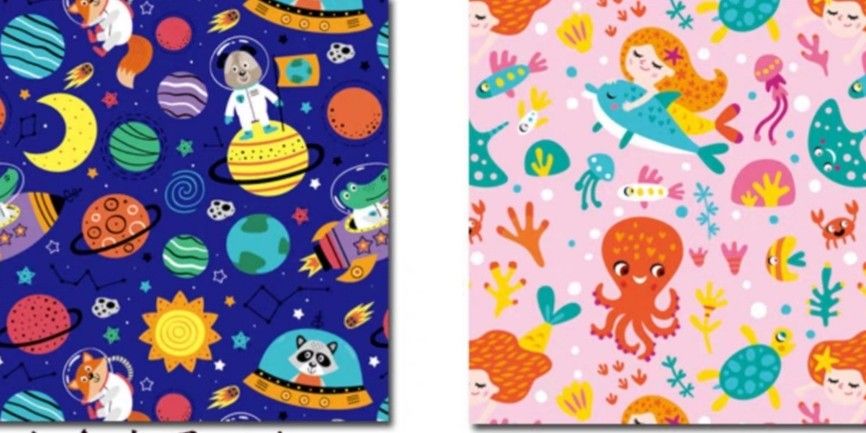 10pcs Kids Cartoon Gift Wrapping Paper Set ( Different Designs ) / Set ...