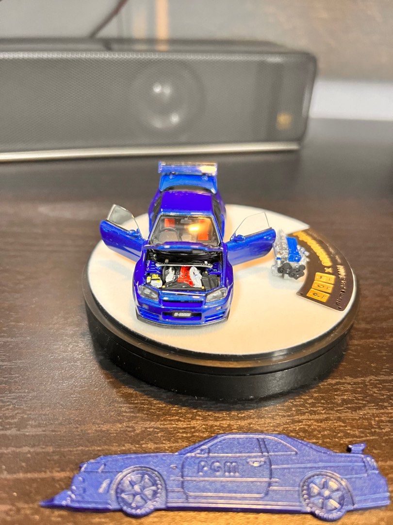 1/64 PGM X ONEMODEL R34 GTR, Hobbies & Toys, Toys & Games on Carousell