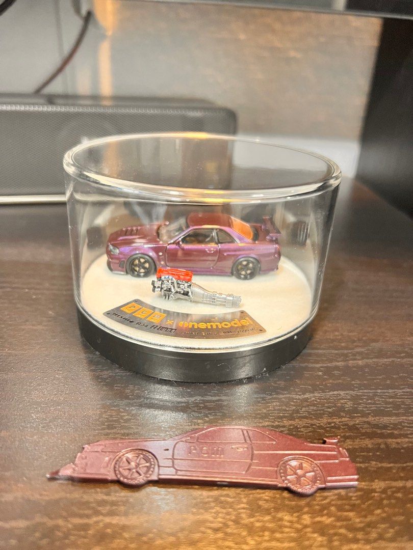 1/64 PGM X ONEMODEL R34 GTR, Hobbies & Toys, Toys & Games on Carousell