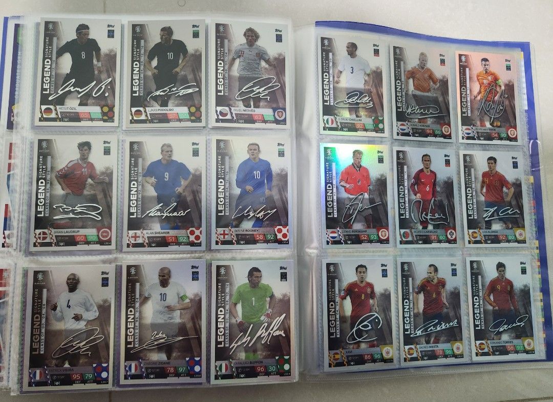 2024 euros Match Attax Legends Signature style, Hobbies & Toys, Toys ...
