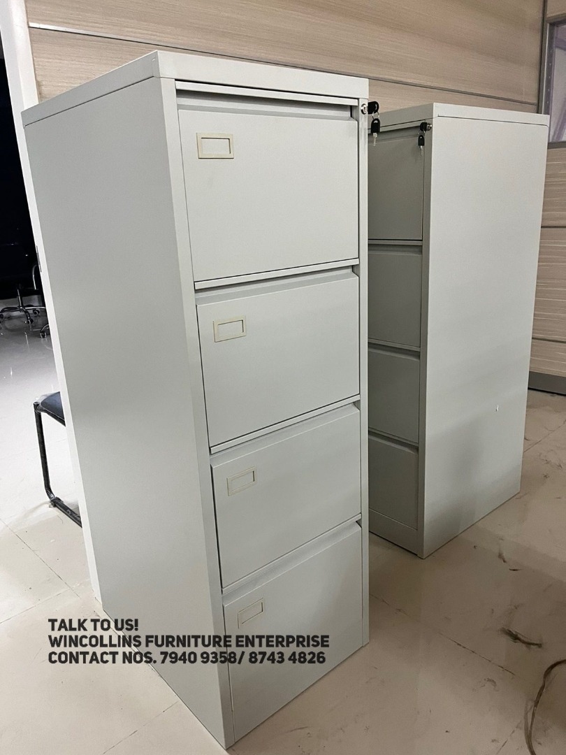 2-4 Vertical Filing Cabinet- Office Cabinet, Furniture & Home Living ...