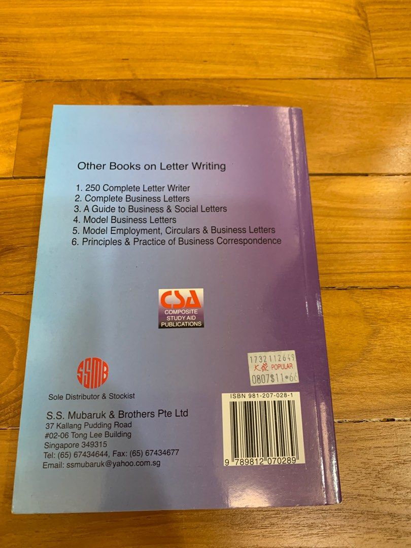 250 Complete Letter Writer, Hobbies & Toys, Books & Magazines ...