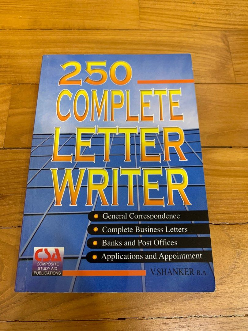 250 Complete Letter Writer, Hobbies & Toys, Books & Magazines ...