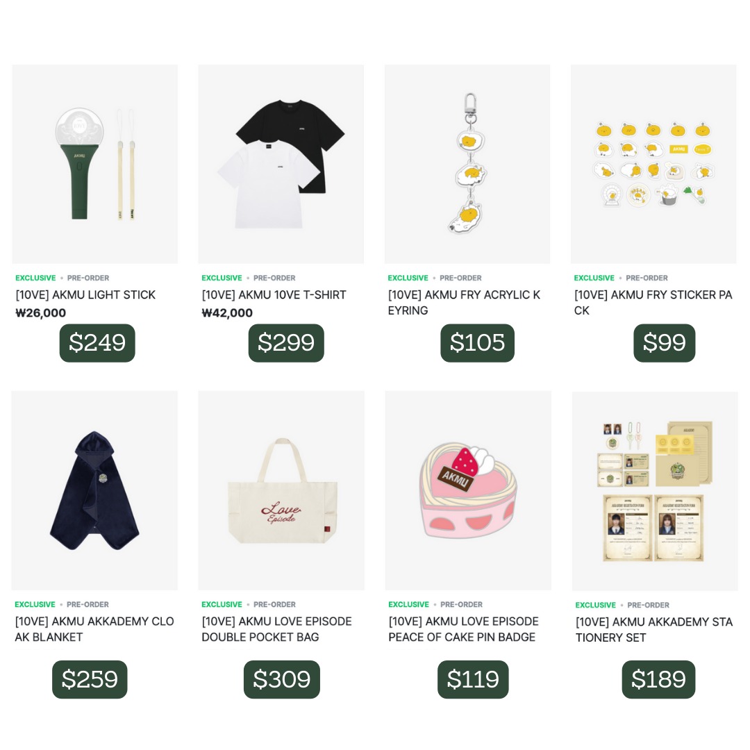 Pre-order 預訂｜韓國連線｜韓星 K-pop 〗AKMU「 10VE 」10th Anniversary 10週年演唱會 官方周邊 應援手燈, 預購 - Carousell
