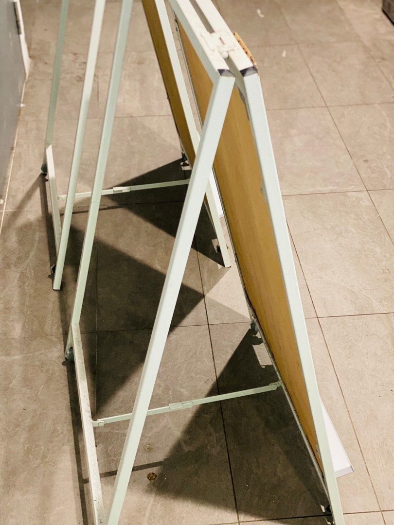 A-Frame Single Side Poster & Whiteboard Stand | Both $50, Hobbies ...