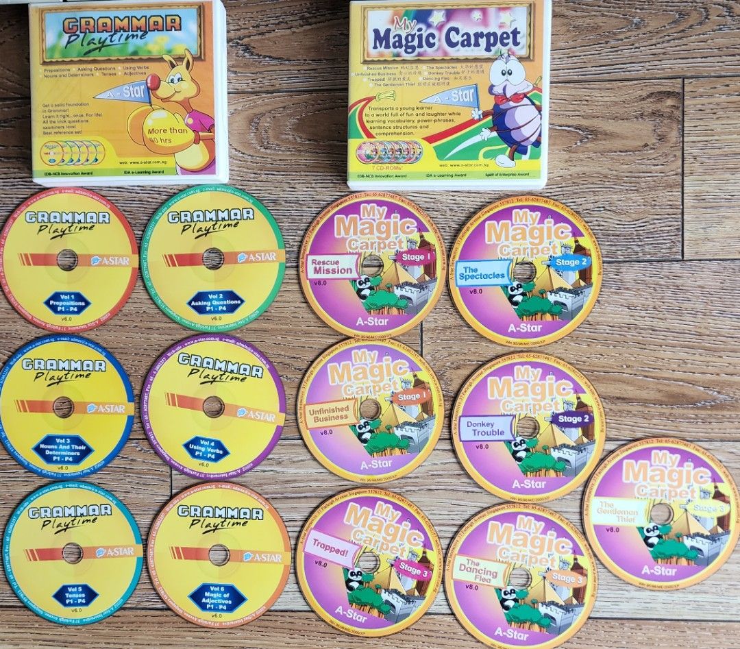 A Star Interactive Educational Cd Rom With Free Ts Pg 5 And 6 Hobbies And Toys Books