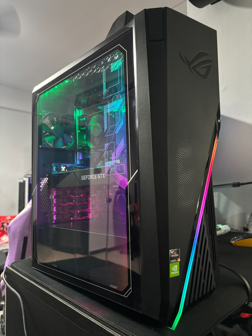 ASUS ROG STRIX Gaming Desktop Computer PC CPU Processor AMD RYZEN 5 ...