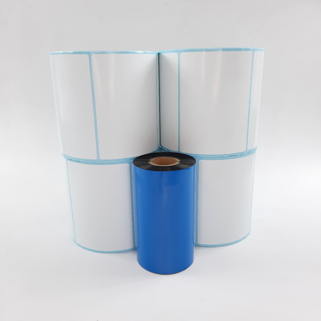 Barcode Sticker Label with Thermal Ribbon, Hobbies & Toys, Stationary ...