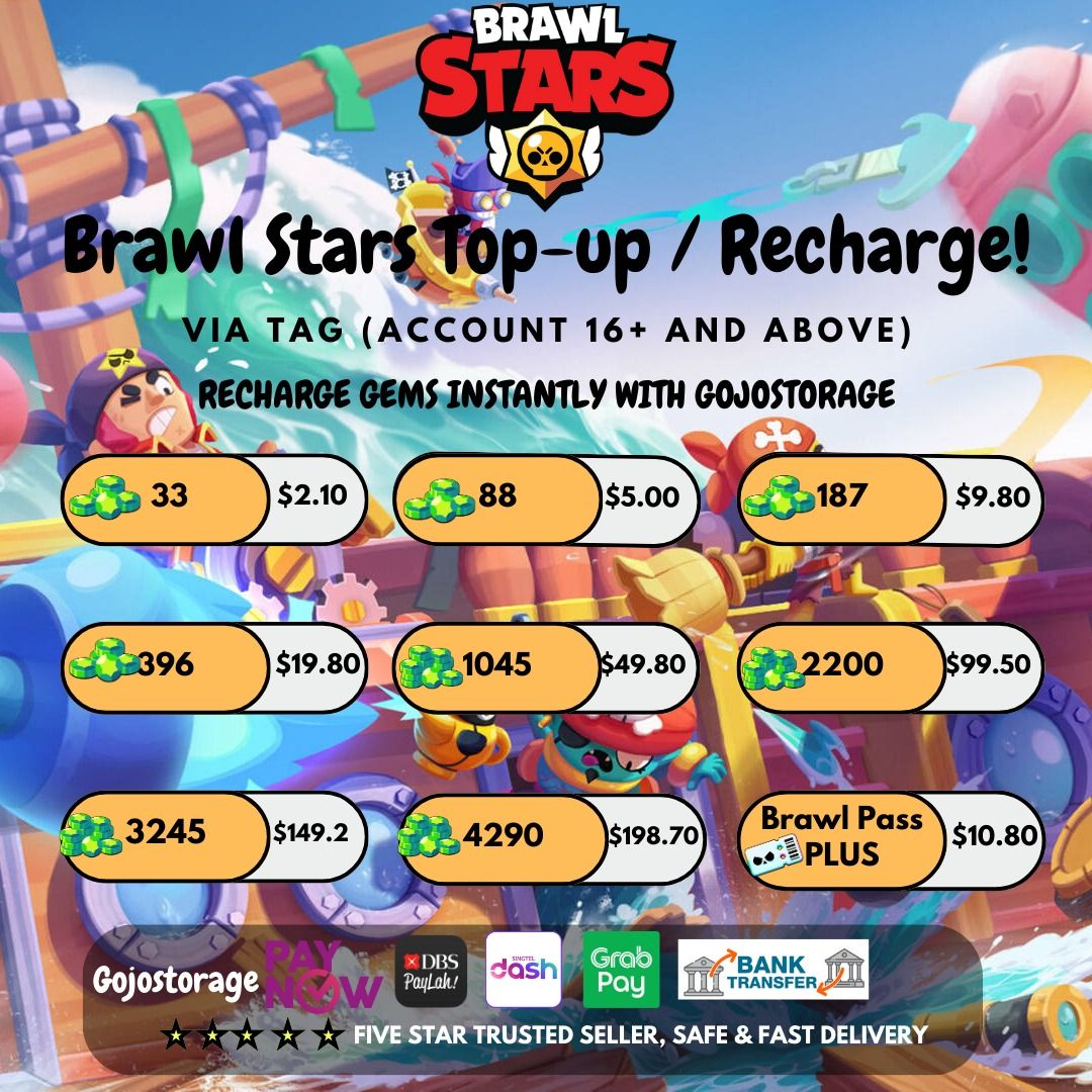[📢BEST PRICES] Brawl stars Gems | Brawl stars topup | Brawl stars ...