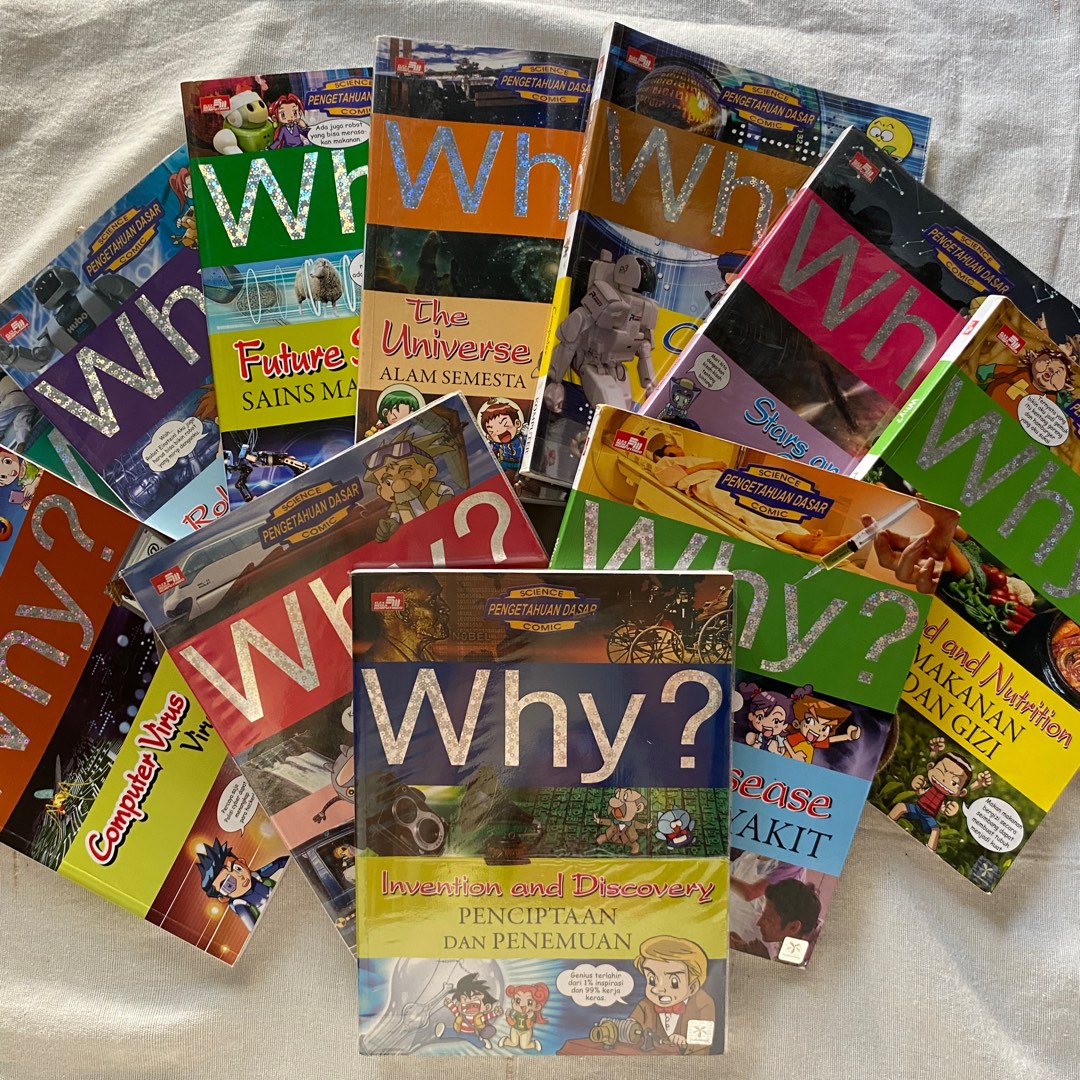 Buku Komik Seri Why Buku Why Komik Pengetahuan Anak, Buku & Alat Tulis ...