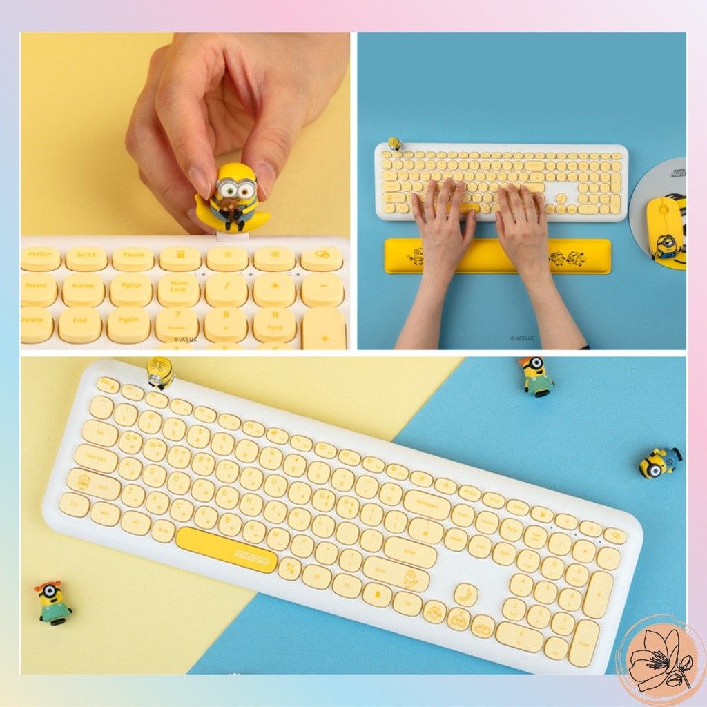Butter x Minion Wireless Keyboard, Computers & Tech, Parts ...