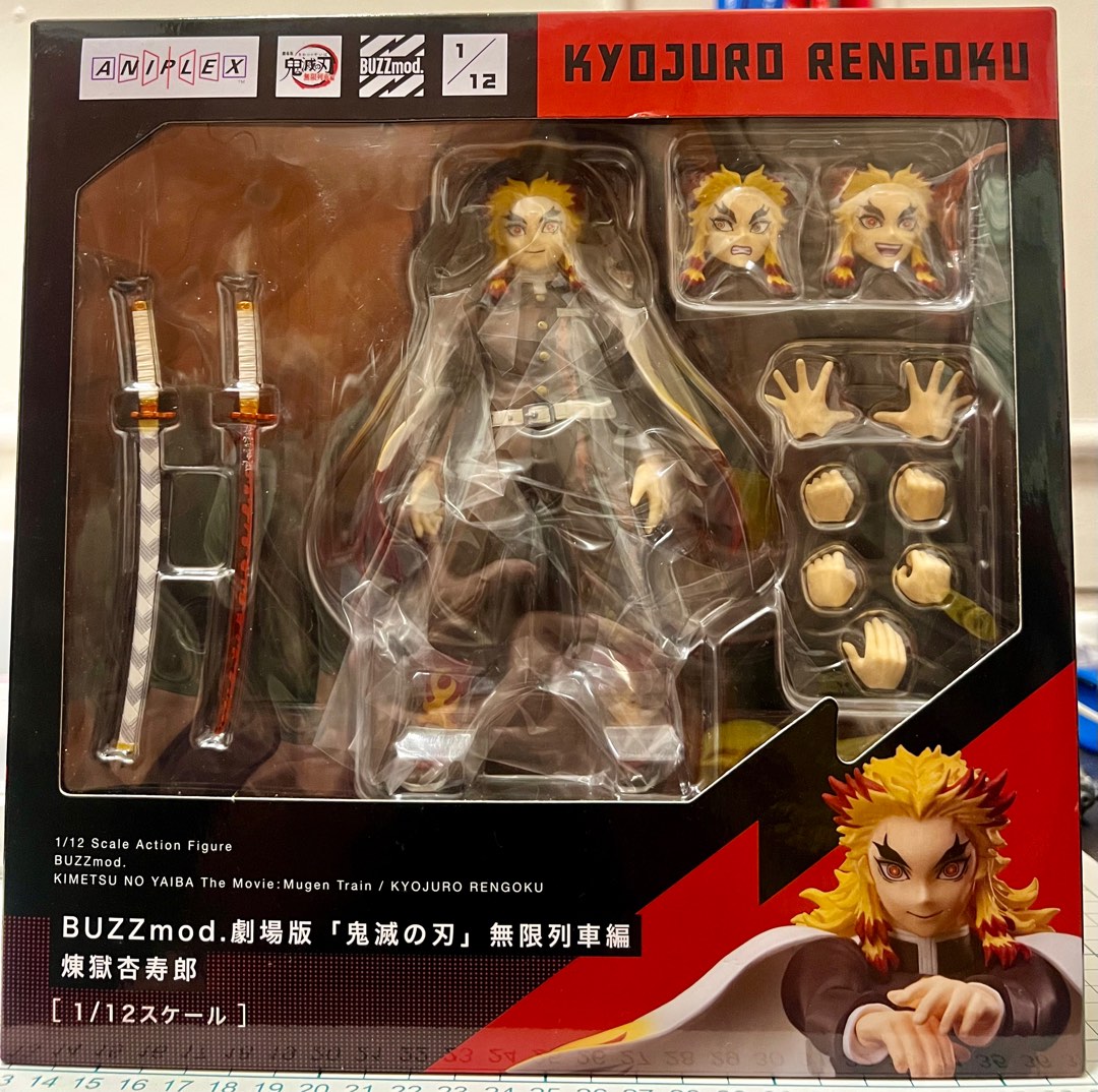 BUZZmod Demon Slayer- Rengoku Kyojuro Ver 1, Hobbies & Toys, Toys & Games on Carousell
