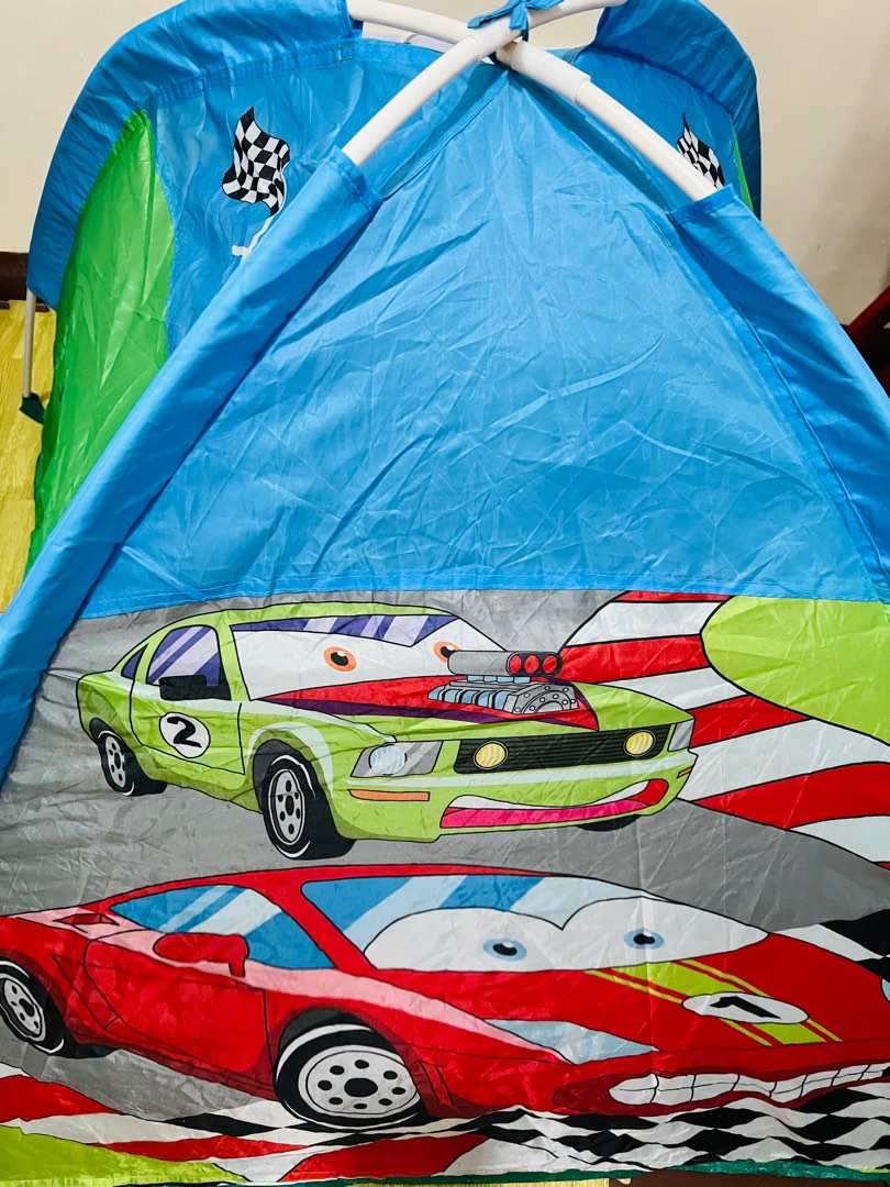 Cars Tent for kids - Used, Sports Equipment, Hiking & Camping on Carousell