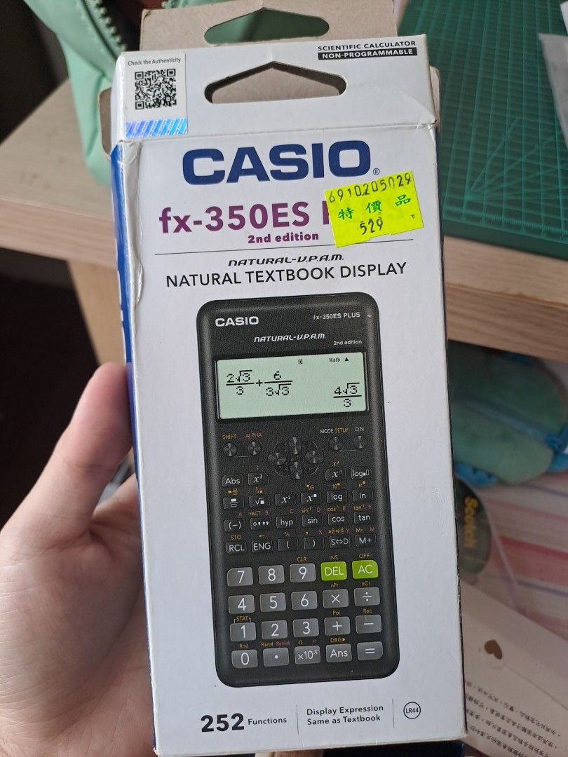 Casio計算機 型號fx-350ES PLUS, 哩哩扣扣, 其他在旋轉拍賣
