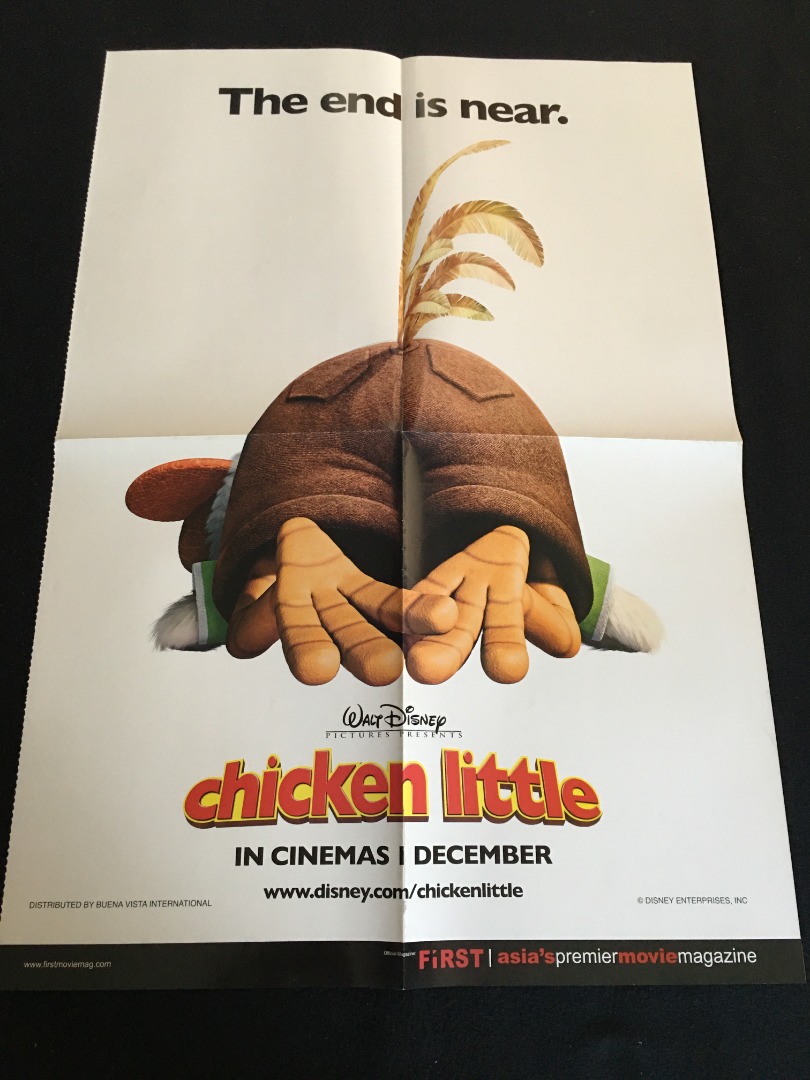 Chicken Little The Myth Jackie Chan Back-to-Back Approx. 23x16 Movie ...