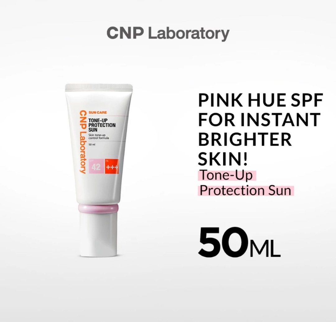 CNP Tone Up Protection Sun Cream SPF42 PA+++, 50ml(no box), Beauty ...