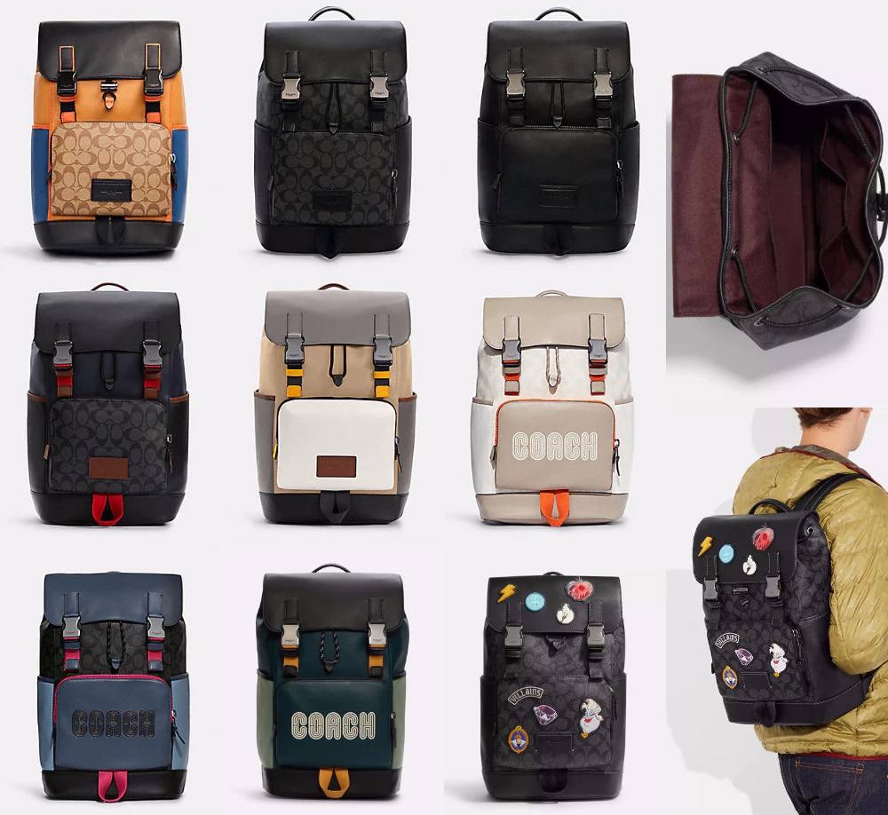 Coach track backpack, Men's Fashion, Bags, Backpacks on Carousell
