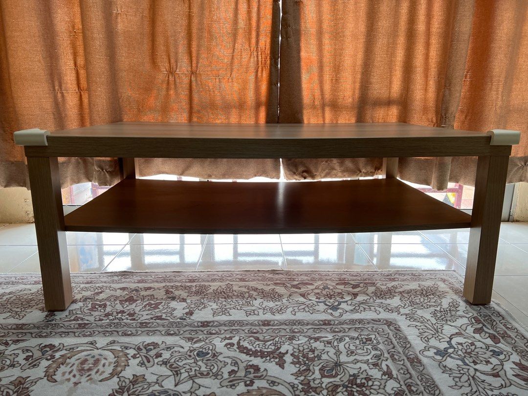 Coffe Table. Meja Kopi Ikea Lack Size Besar, Furniture & Home Living ...