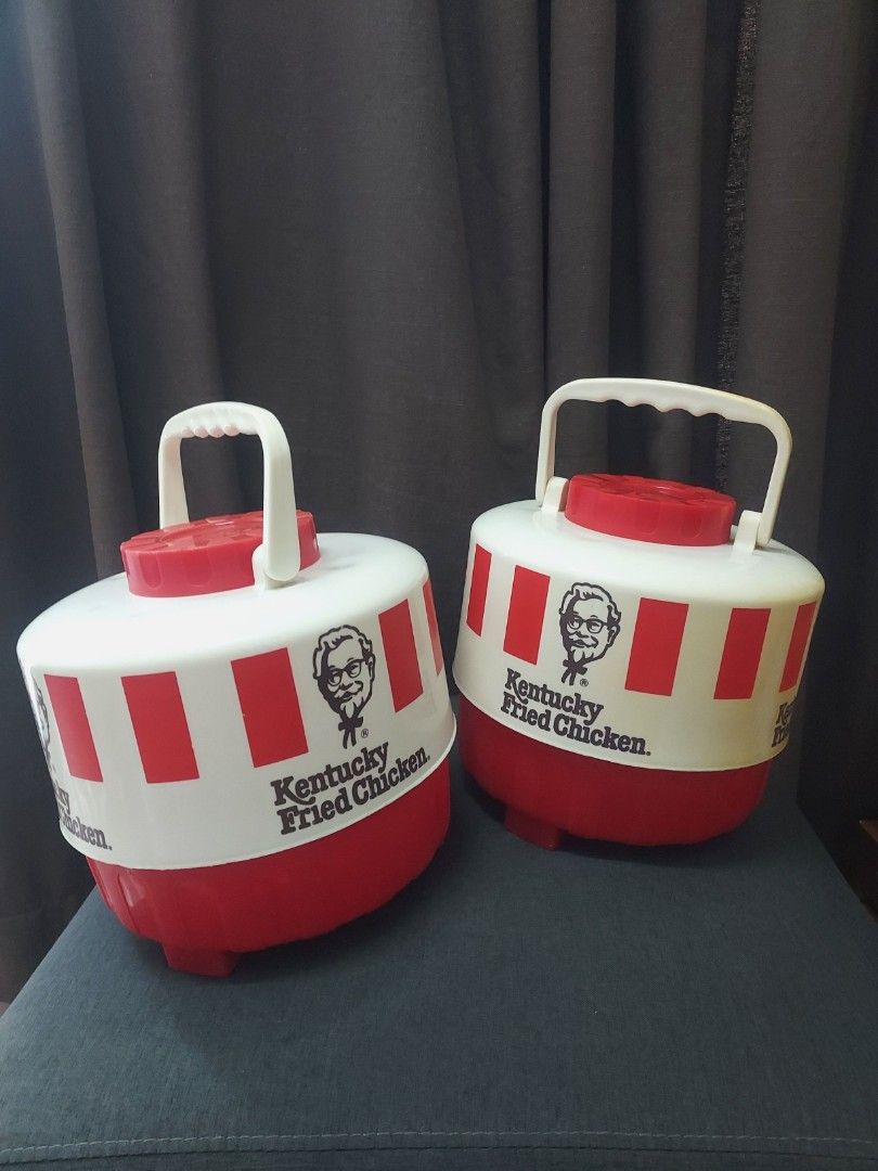 COMBO VINTAGE KFC WATER DISPENSER CONTAINER, Hobbies & Toys ...