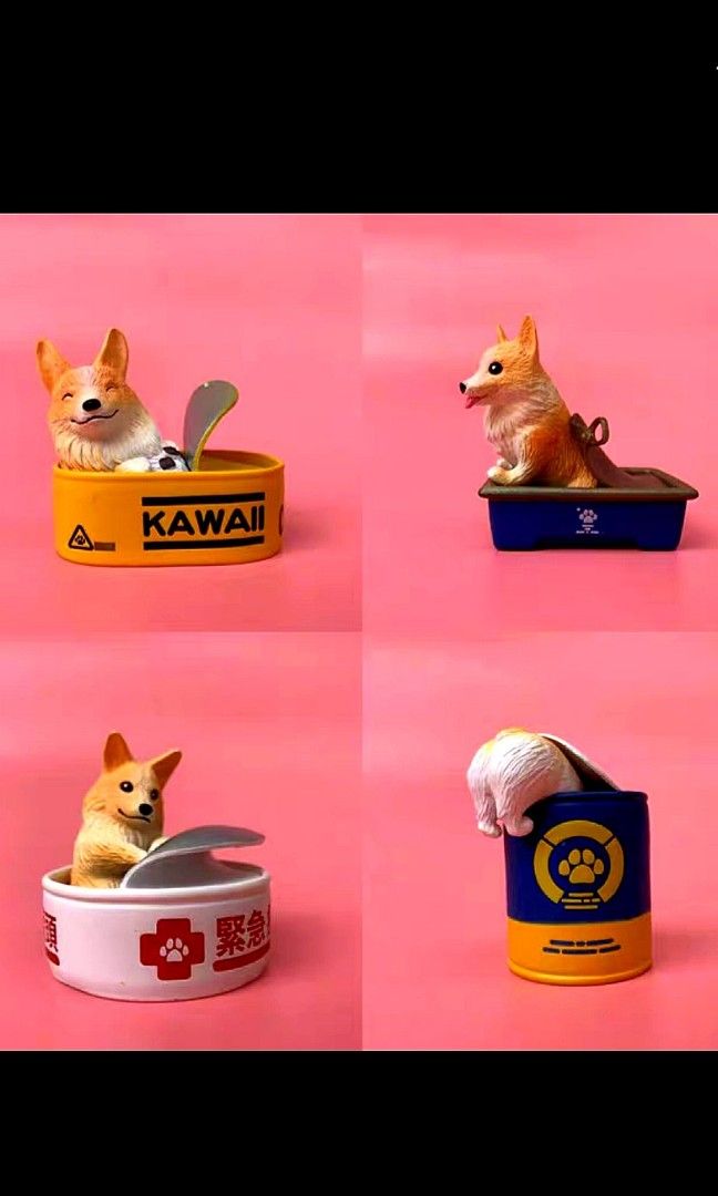 Corgi dog canned food blind box, Hobbies & Toys, Toys & Games on Carousell