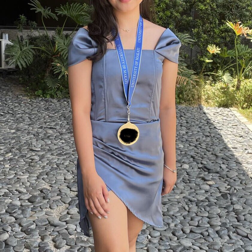 corset dress graduation debut wedding formal event elegant blue, Women ...