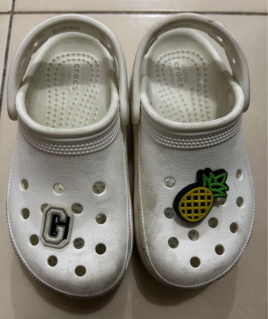 Crocs Classic Crush Clog - Kids, Bayi & Anak, Baju Anak Perempuan, 4 ...