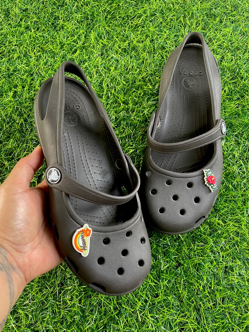 Crocs Shayna Mary Jane, Women's Fashion, Footwear, Sandals on Carousell