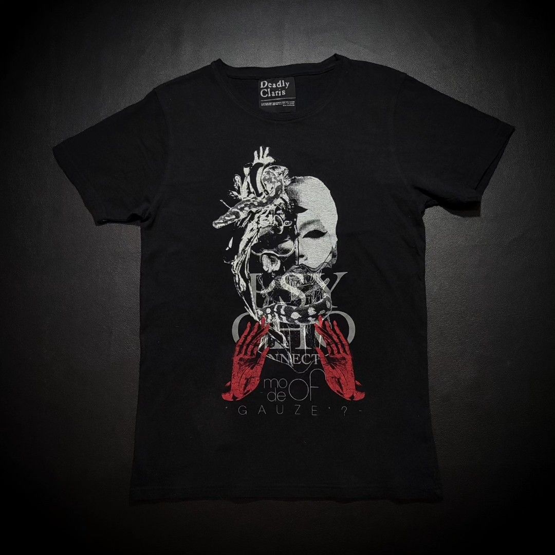 Dir En Grey Deadly Claris, Fesyen Pria, Pakaian , Atasan di Carousell