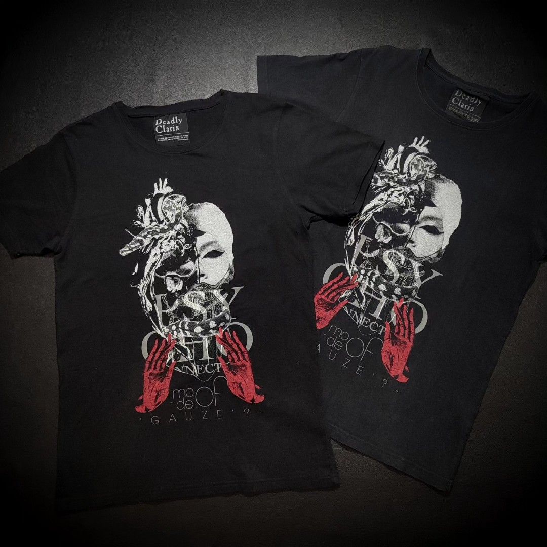 Dir En Grey Deadly Claris, Fesyen Pria, Pakaian , Atasan di Carousell