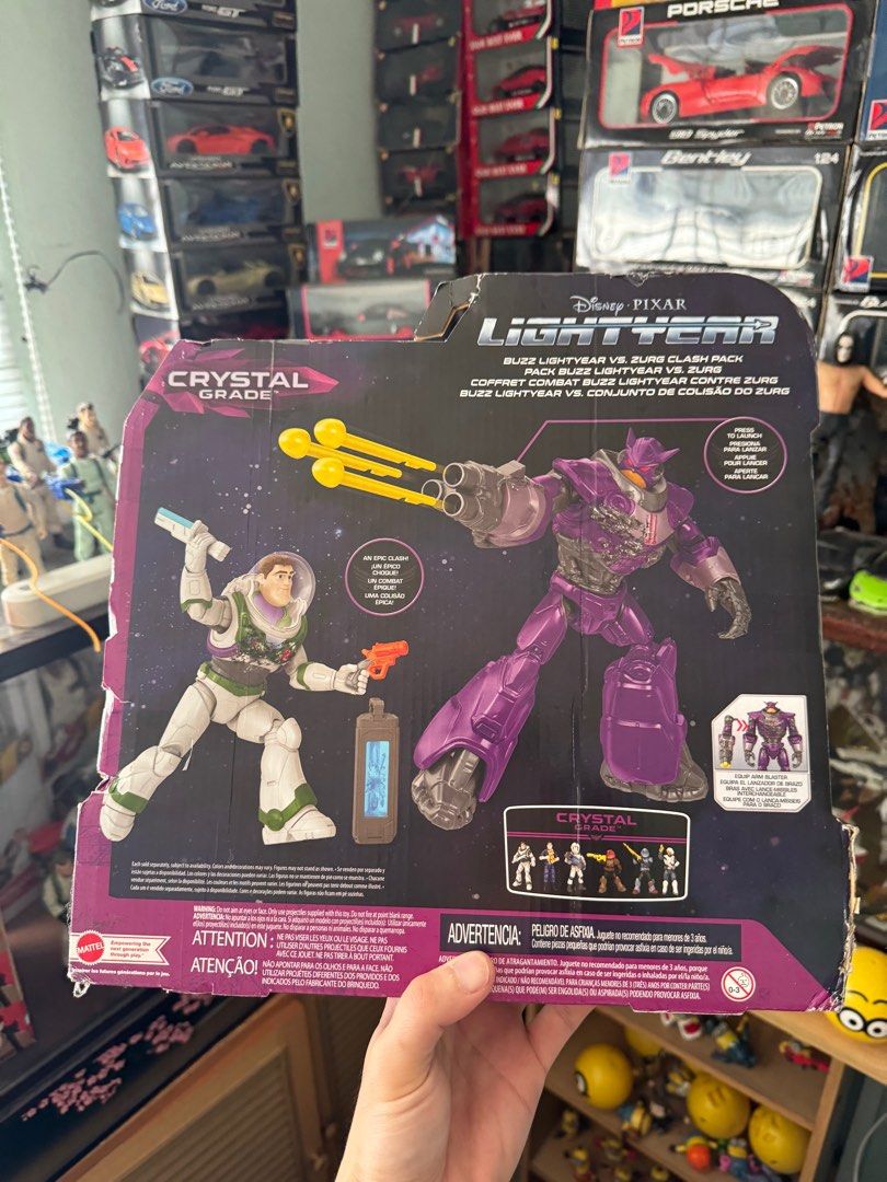 Disney Pixar Lightyear Crystal Grade Vs Zurg Clash Pack, Hobbies & Toys ...