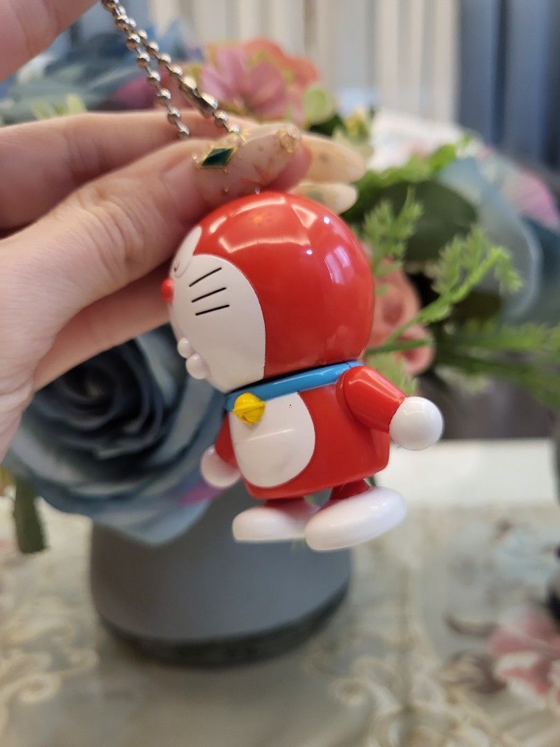 Doraemon Kiss Figure Keychain, Hobbies & Toys, Toys & Games on Carousell