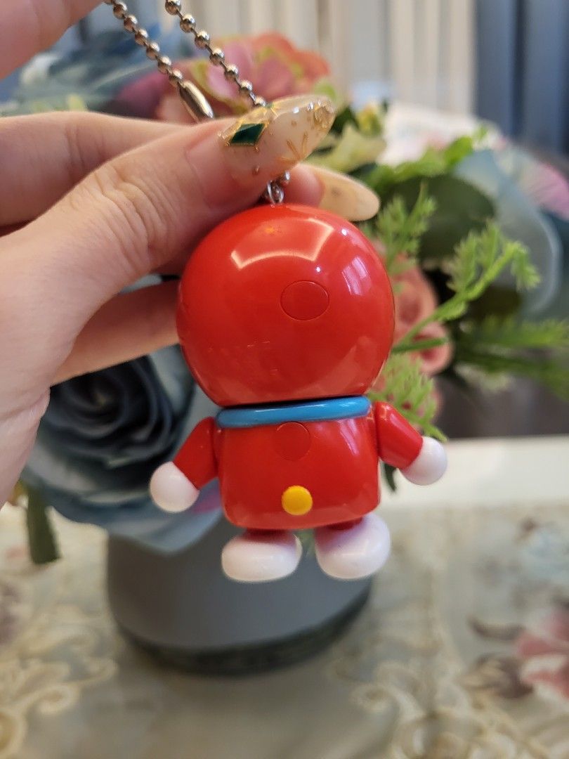 Doraemon Kiss Figure Keychain, Hobbies & Toys, Toys & Games on Carousell