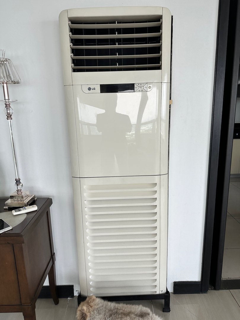LG Floor Standing Aircon 3HP with Remote very Fresh (Negotiable), TV & Home Appliances, Air ...