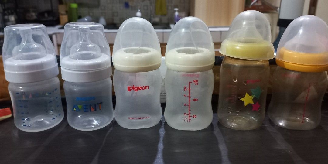 (FREE) Botol Susu Pigeon / botol susu Avent Philips, Bayi & Anak ...