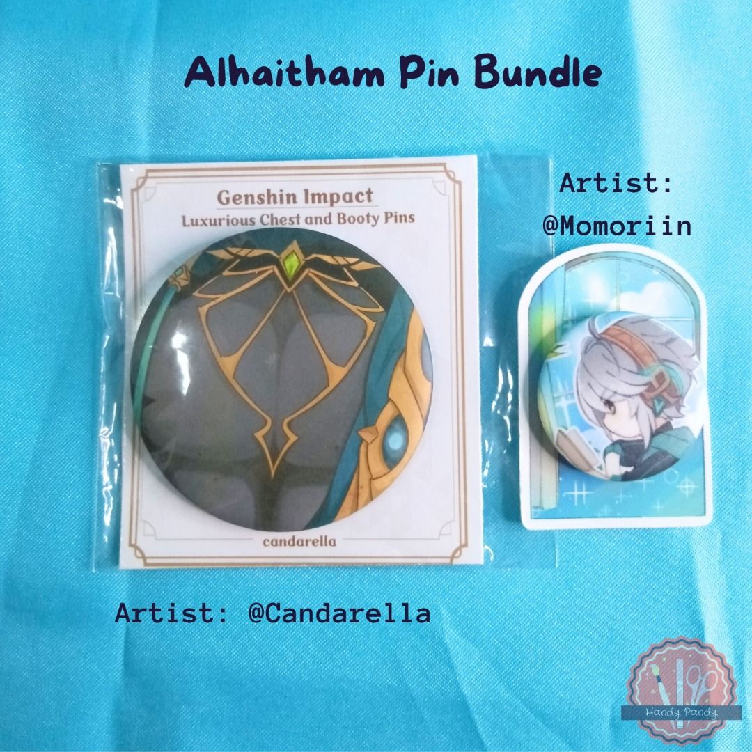 Genshin Impact Unofficial Fanmade Merch Venti Neuvillette Wriothesley ...