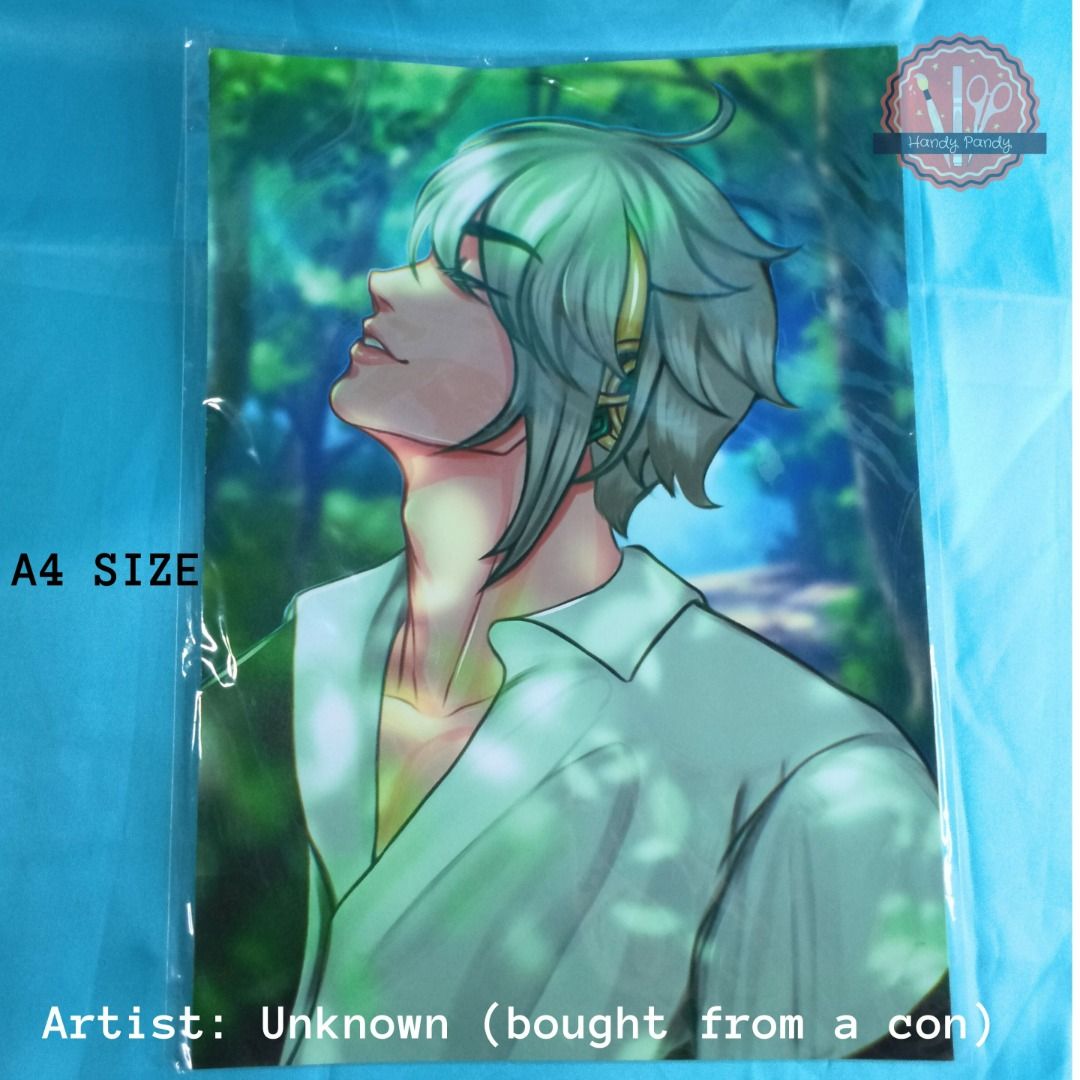 Genshin Impact Unofficial Fanmade Merch Venti Neuvillette Wriothesley ...