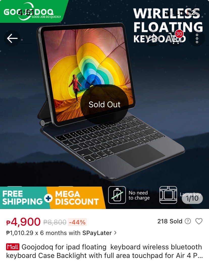 Goojodoq Wireless Keyboard “Magic Keyboard Dupe”, Computers & Tech ...