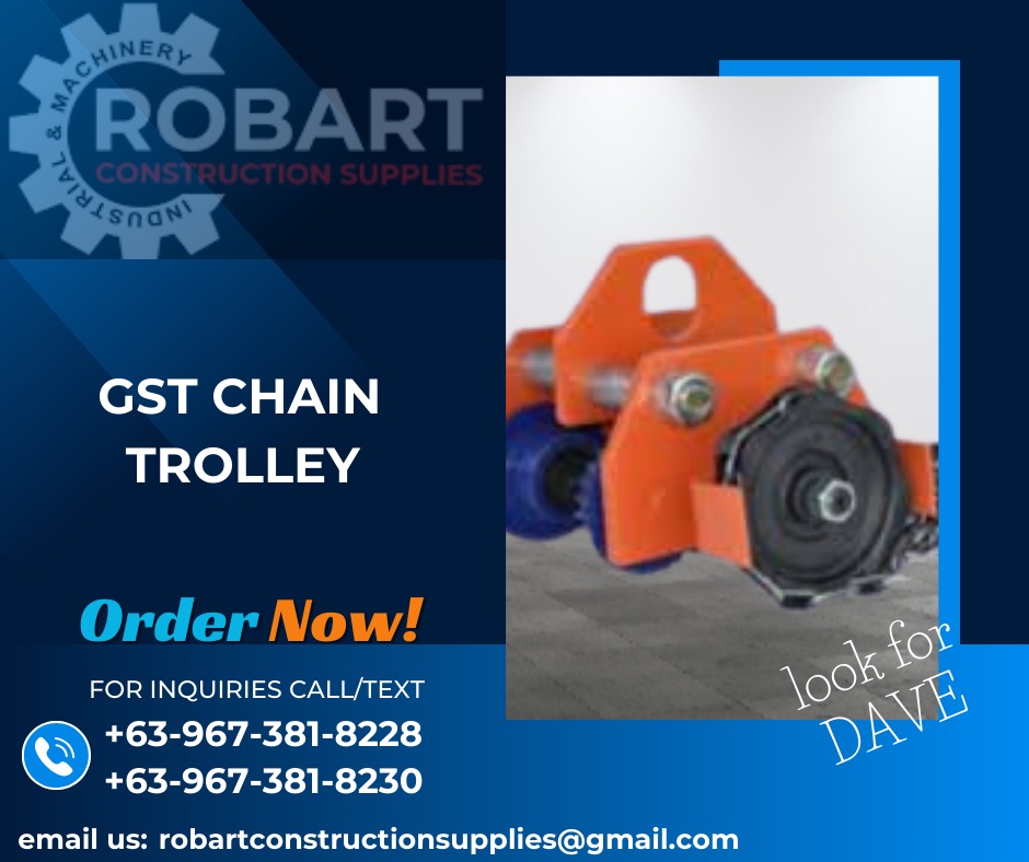 GST CHAIN TROLLEY, Commercial & Industrial, Construction Tools ...