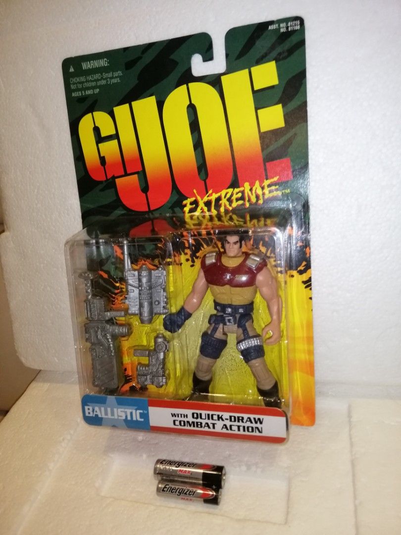 Hasbro Kenner GI Joe Extreme Ballistic (MISB) vintage 90s toys figures ...