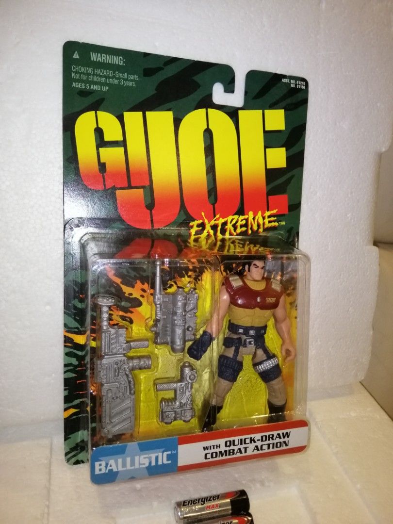 Hasbro Kenner GI Joe Extreme Ballistic (MISB) vintage 90s toys figures ...