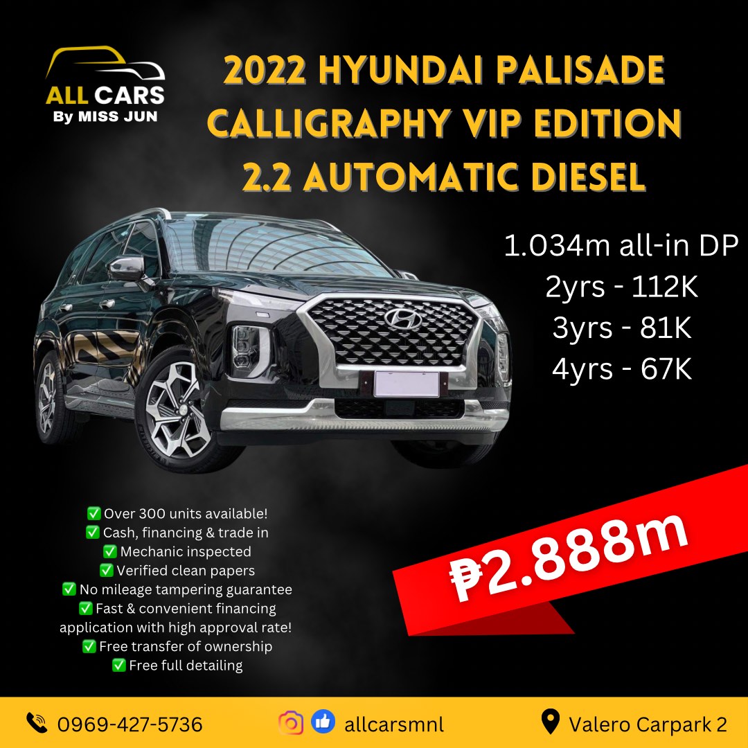 Hyundai Palisade Calligraphy VIP Edition 2.2 Auto, Cars for Sale, Used ...