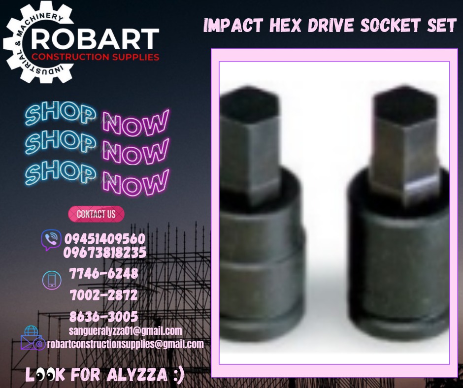 impact hex drive socket set, Commercial & Industrial, Construction ...