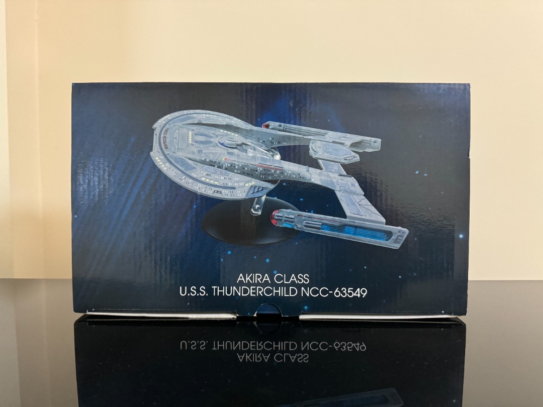(IN HAND) XL Star Trek Eaglemoss Federation Starship USS THUNDERCHILD ...
