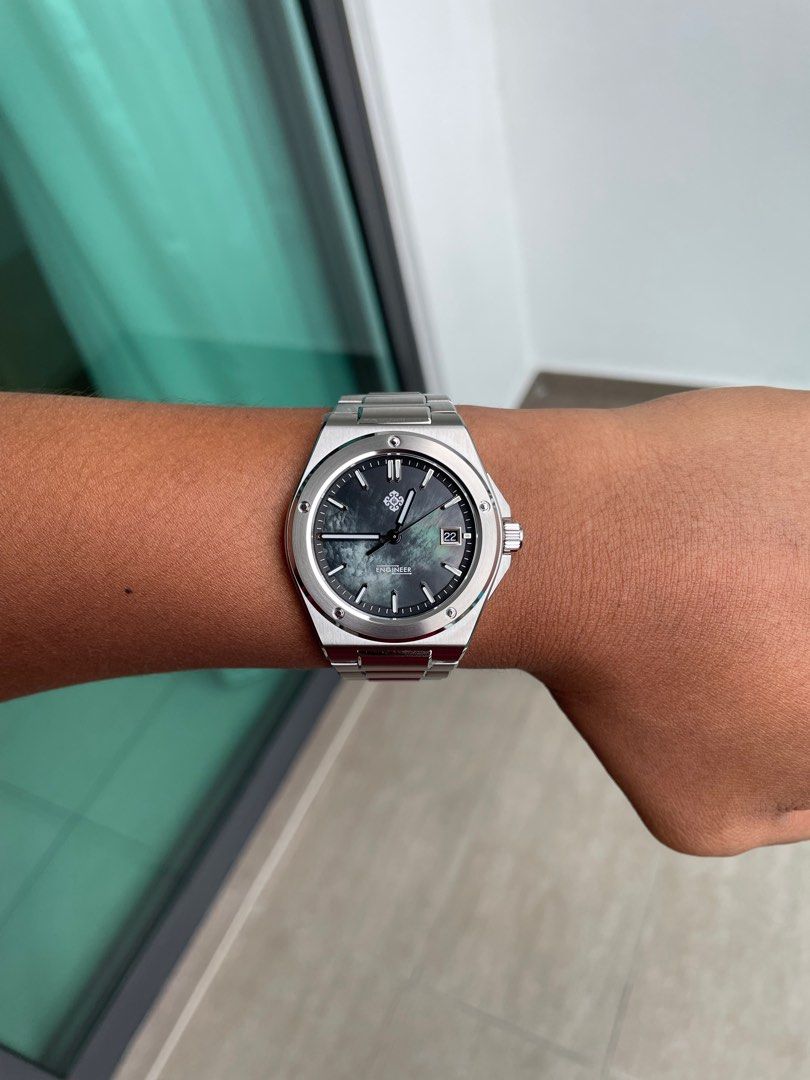 IXDAO Engineer (Ingenieur) MOP Dial Automatic Watch, Men's Fashion ...